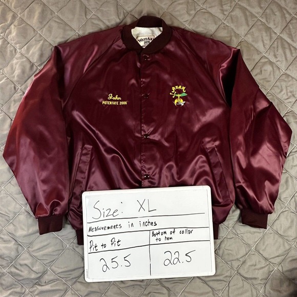 Westark | Jackets & Coats | Vintage Satin Bomber Jacket Mens Extra ...